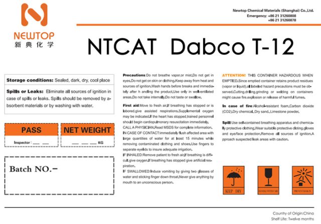 dibutyltin dilaurate/polyurethane catalyst T-12 – 1-8-Diazabicyclo[5.4. ...